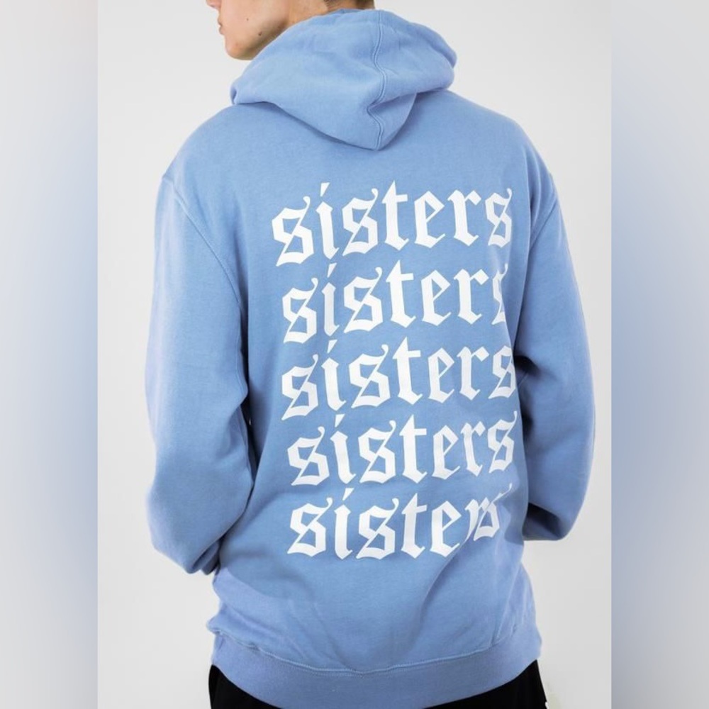 James Charles Merchandise Blue Sisters Hooded Sweatsh… - Gem